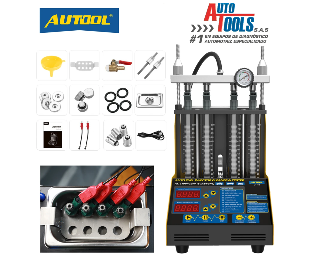 LAVADOR Y PROVADOR DE INYECTORES AUTOOL CT160 – Autotools