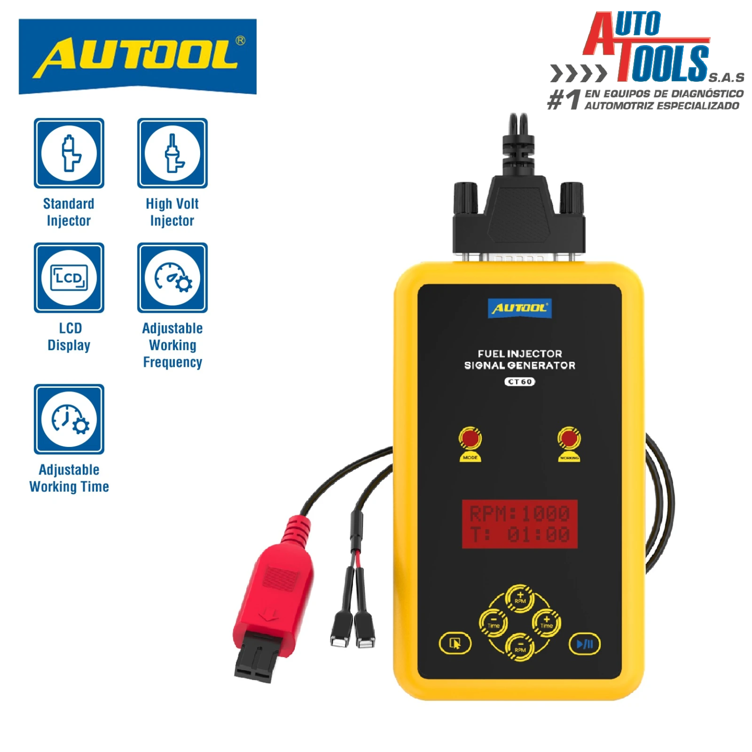 PULSADOR DE INYECTORES GDI AUTOOL CT60 – Autotools